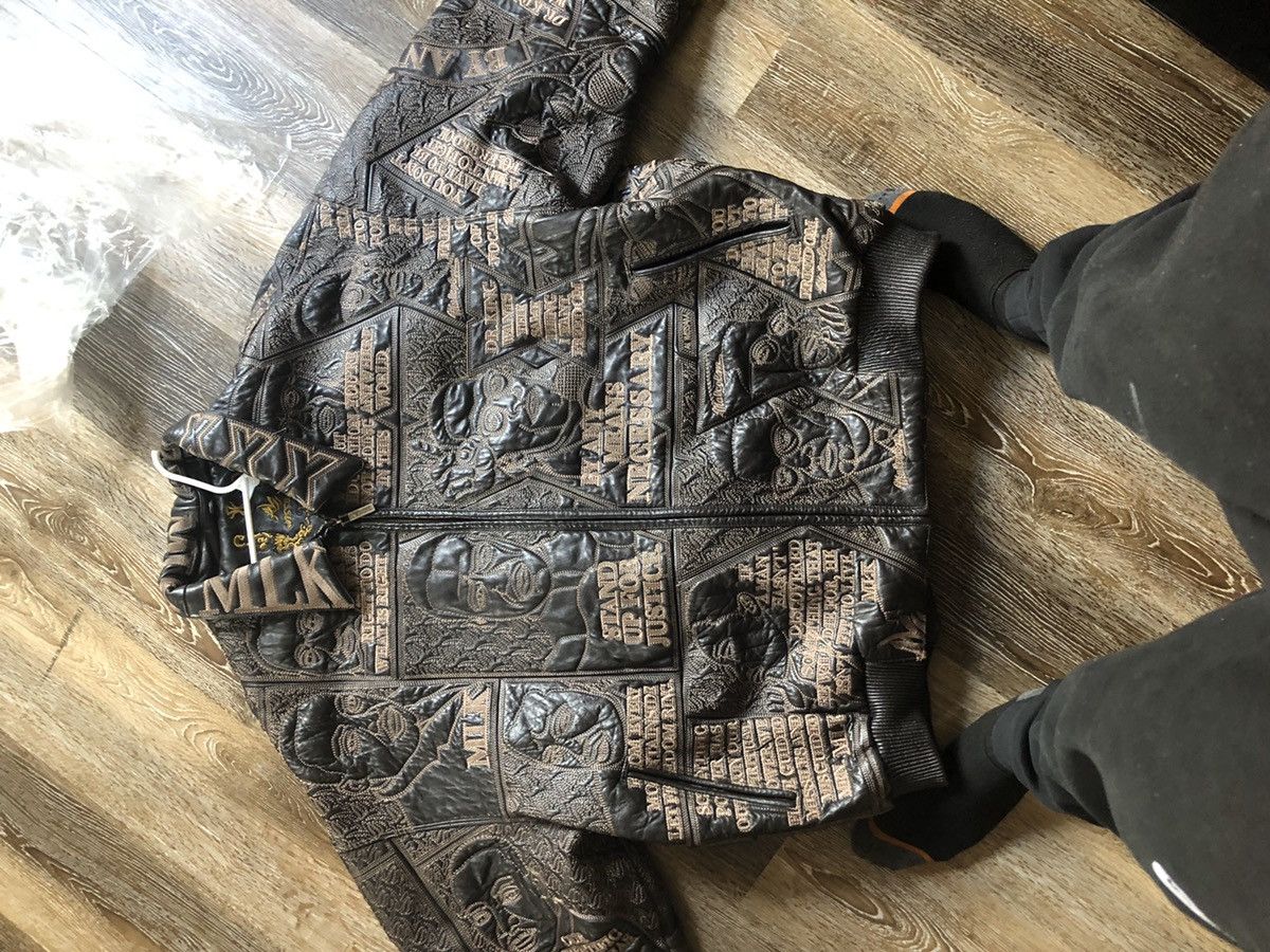 Vintage Martin Luther king jr X Malcolm X BLM limited edition jacket ...