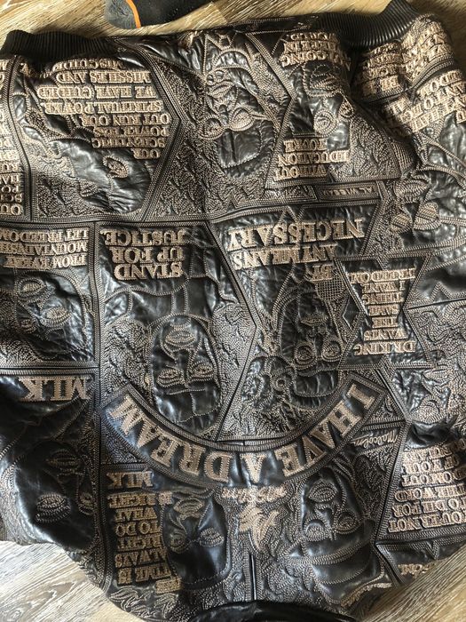 Vintage Martin Luther king jr X Malcolm X BLM limited edition jacket ...