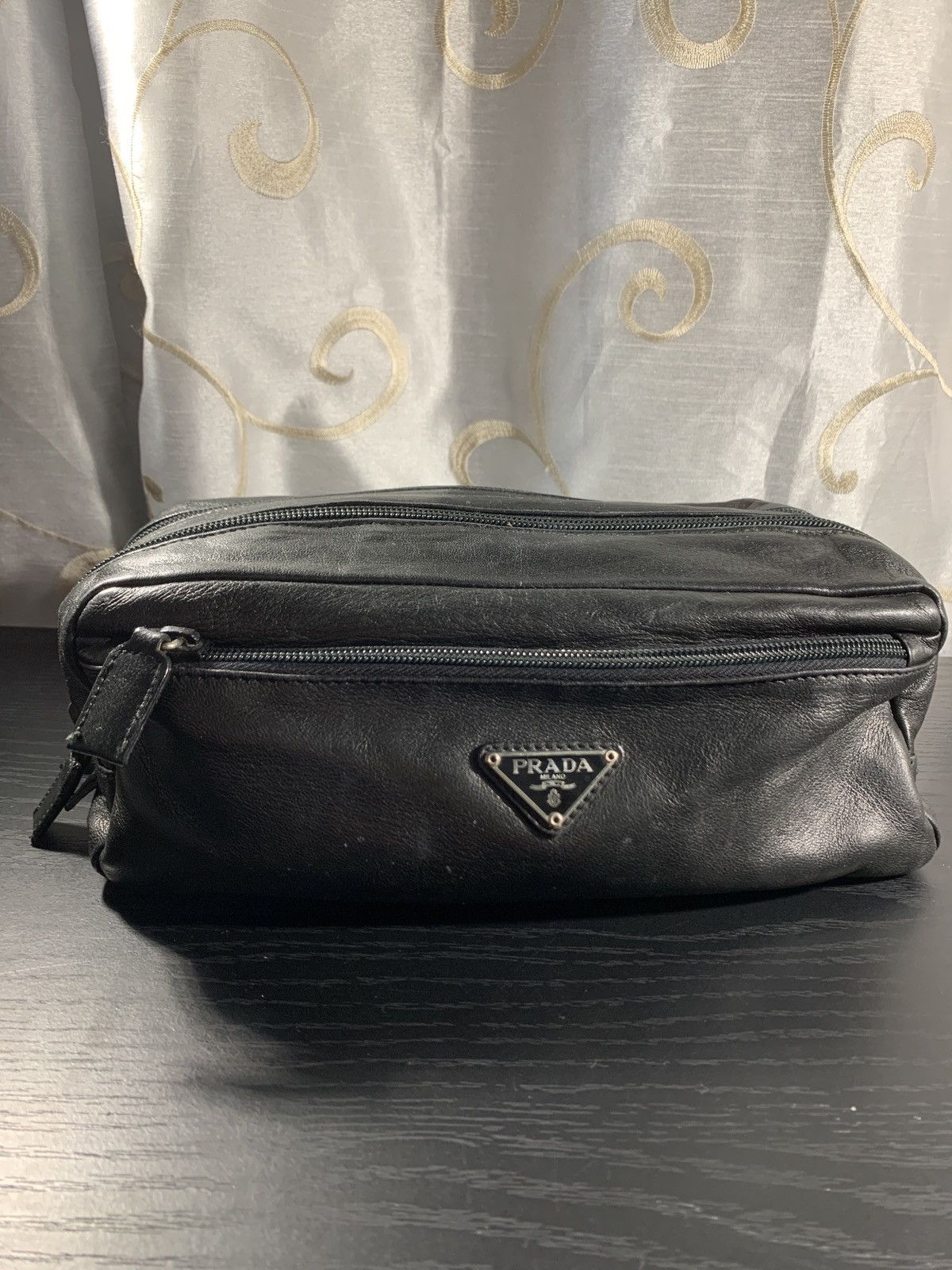 Prada Prada toiletry bag leather | Grailed
