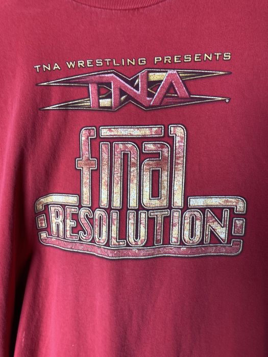 Vintage Vintage tna wrestling t shirt xxl final resolution spike tv ...