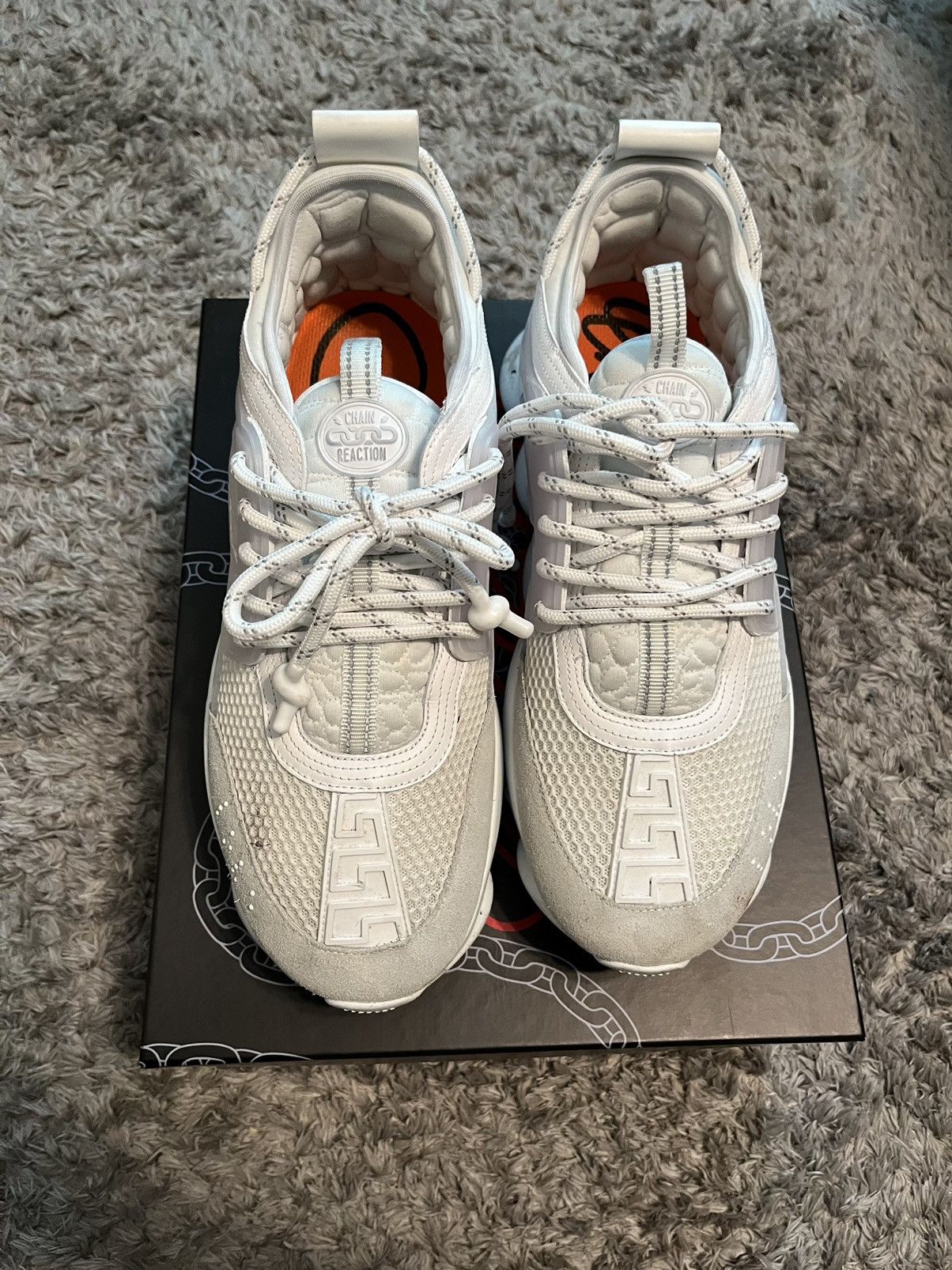 Versace Versace Chain Reaction “White Mesh” | Grailed