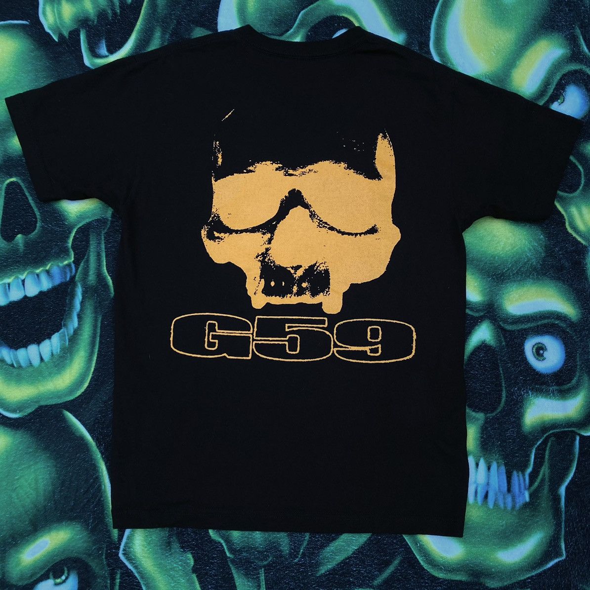 Fuck The Population × G59 Records × Tour Tee G59 Grey Day 2021 Orange Skull Logo Tour Exclusive ...