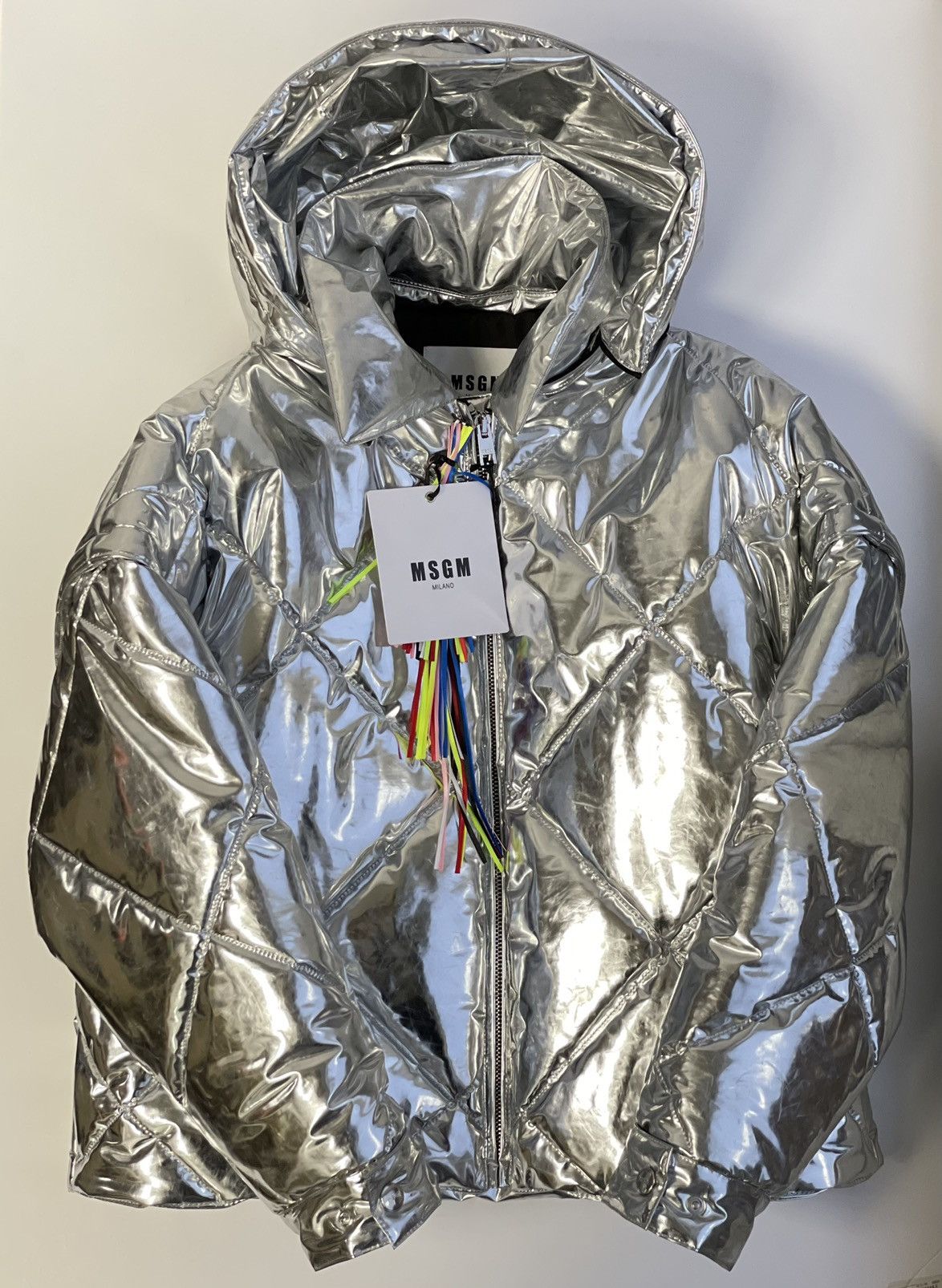 MSGM MSGM Laminated Down Jacket | Grailed