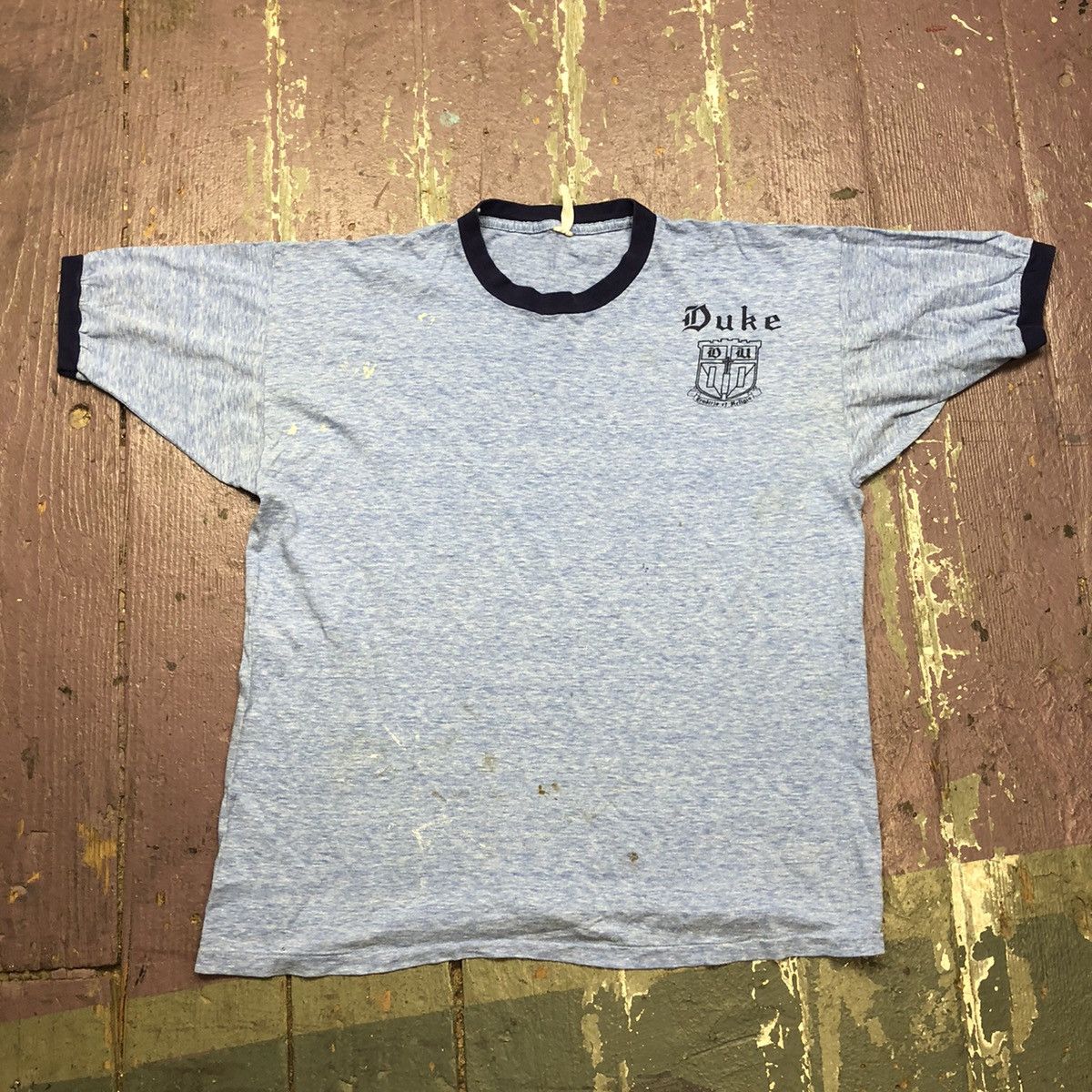 Velva Sheen × Vintage VTG 70s 80s Velva Sheen Duke University Ringer ...