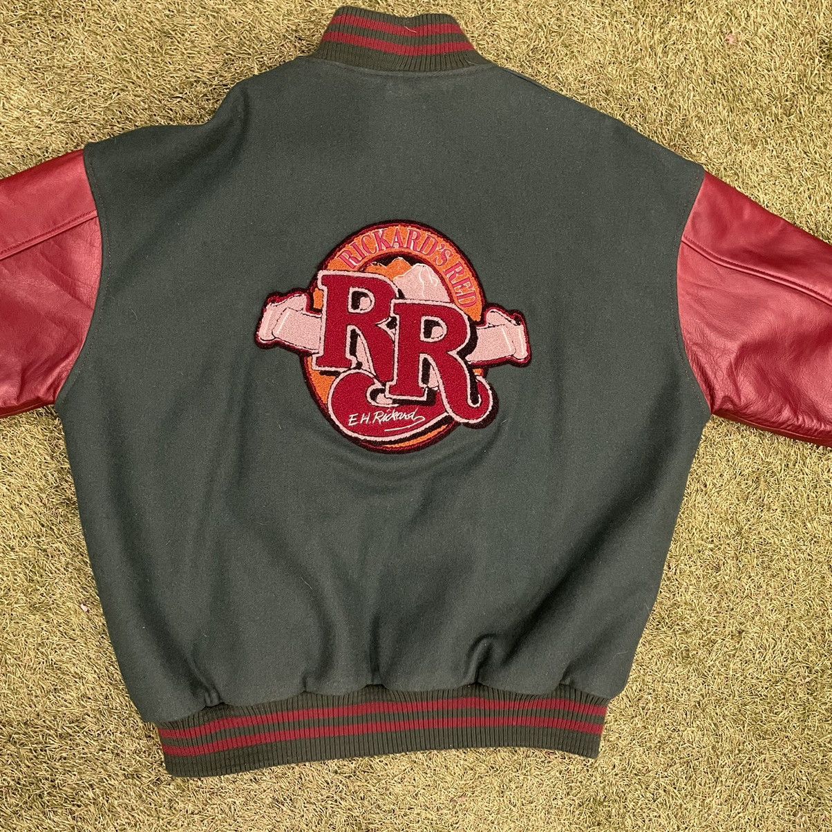 Streetwear × Varsity Jacket × Vintage 90’s Rickards Red Varsity Jacket ...