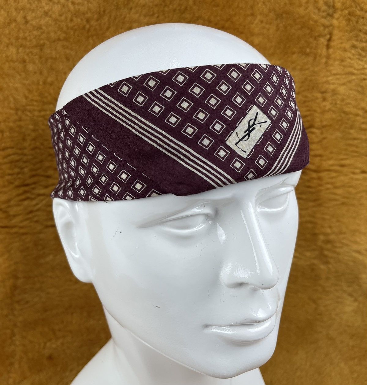 Other × Vintage × Yves Saint Laurent vintage YSL bandana handkerchief ...
