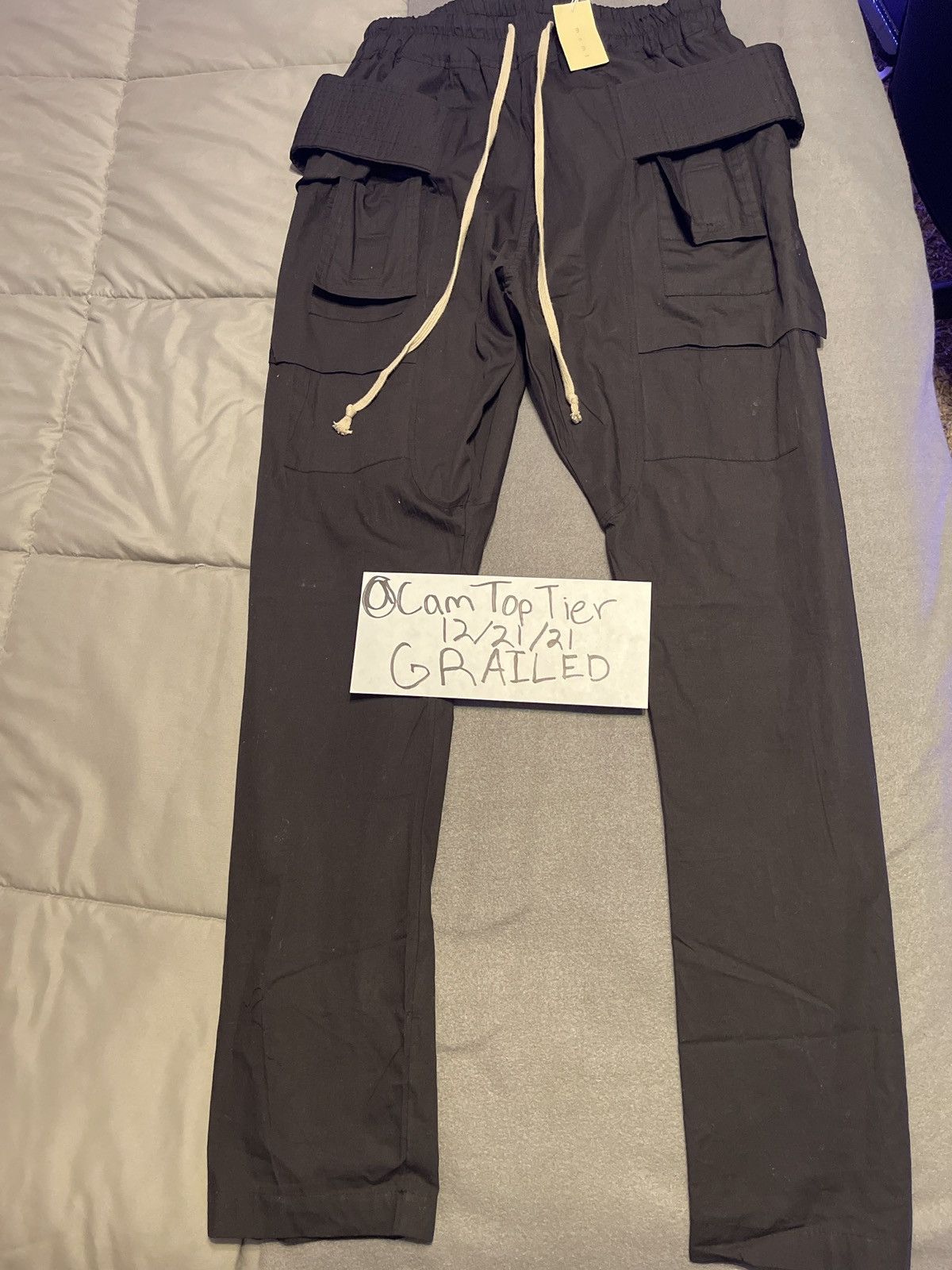 Mnml Mnml Drop Crotch Cargo Pants Grailed