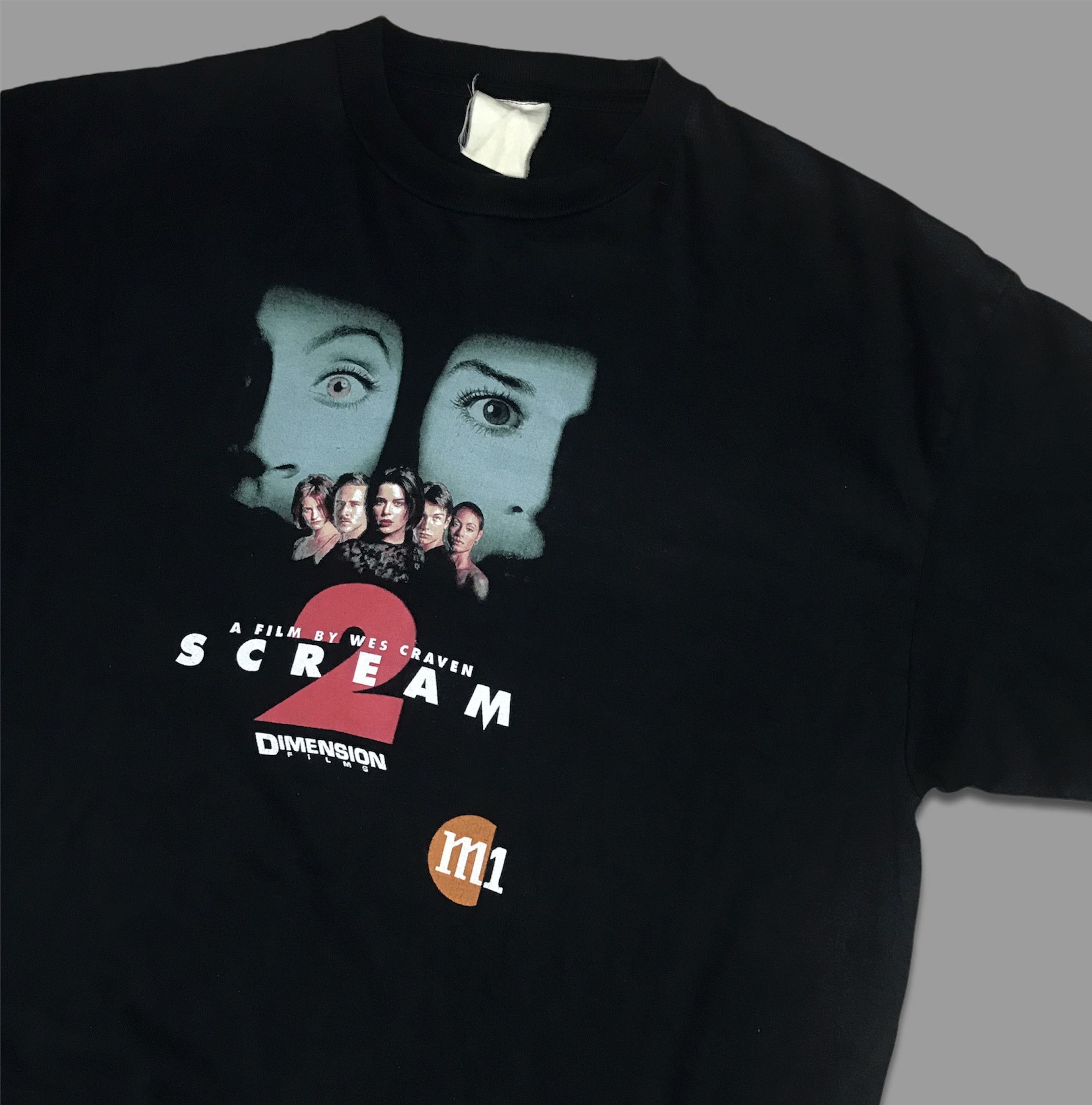Movie × Vintage Official 90s SCREAM 2 - HORROR MOVIE PROMO SHIRT | Grailed