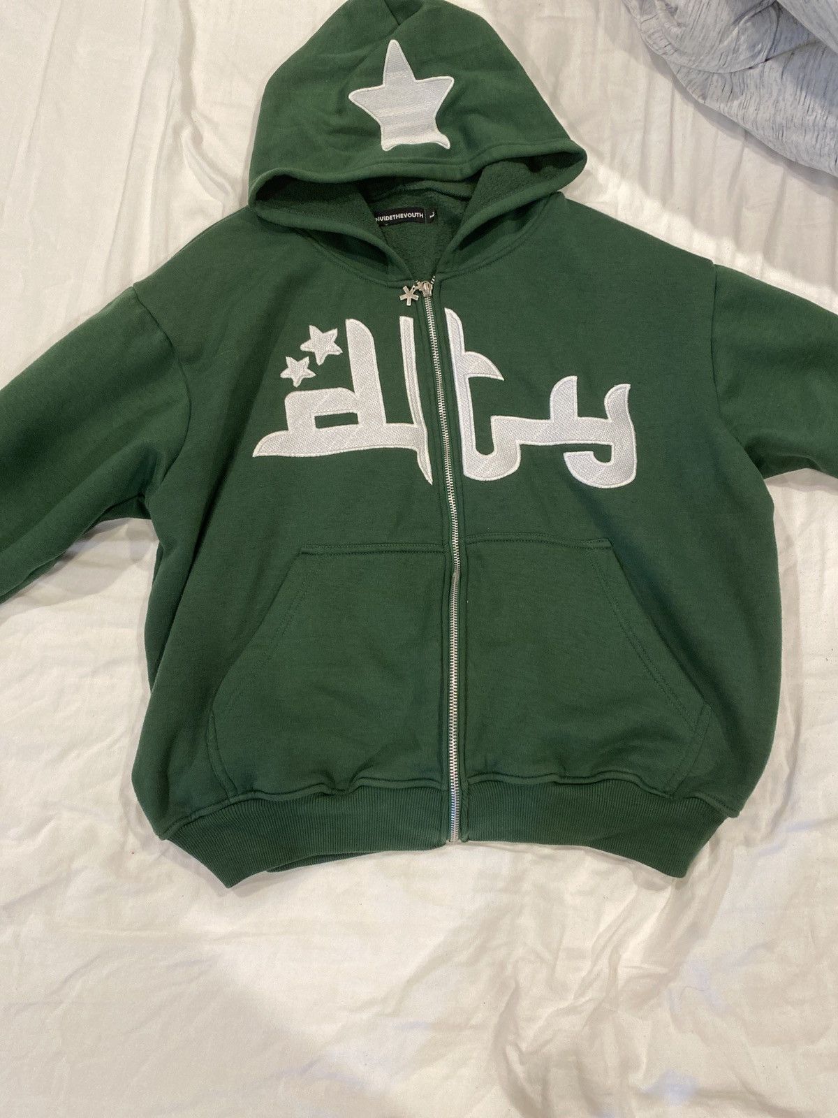 Streetwear Divide The Youth Arabic Zip-Up Hoodie (FIRST DROP) | Grailed