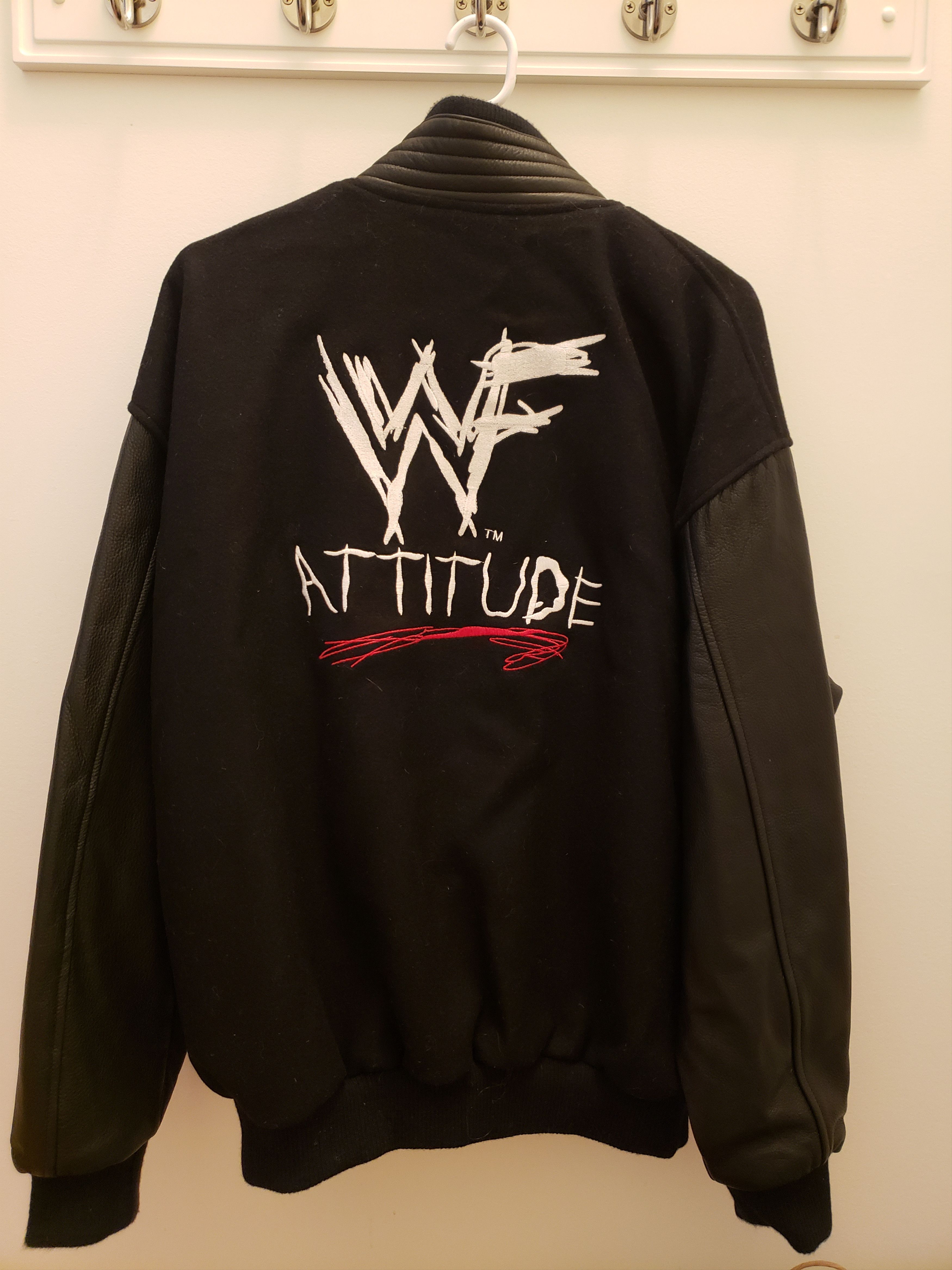 Vintage × WWE × WWF Vintage WWF (WWE) varsity jacket | Grailed