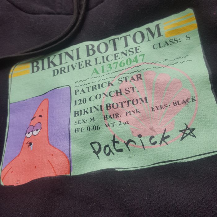 Nickelodeon Nickelodeon Patrick Star Bikini Bottom license hoodie | Grailed