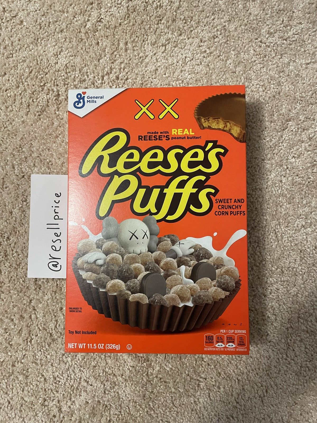 Kaws KAWS Reese’s Puffs Cereal | Grailed