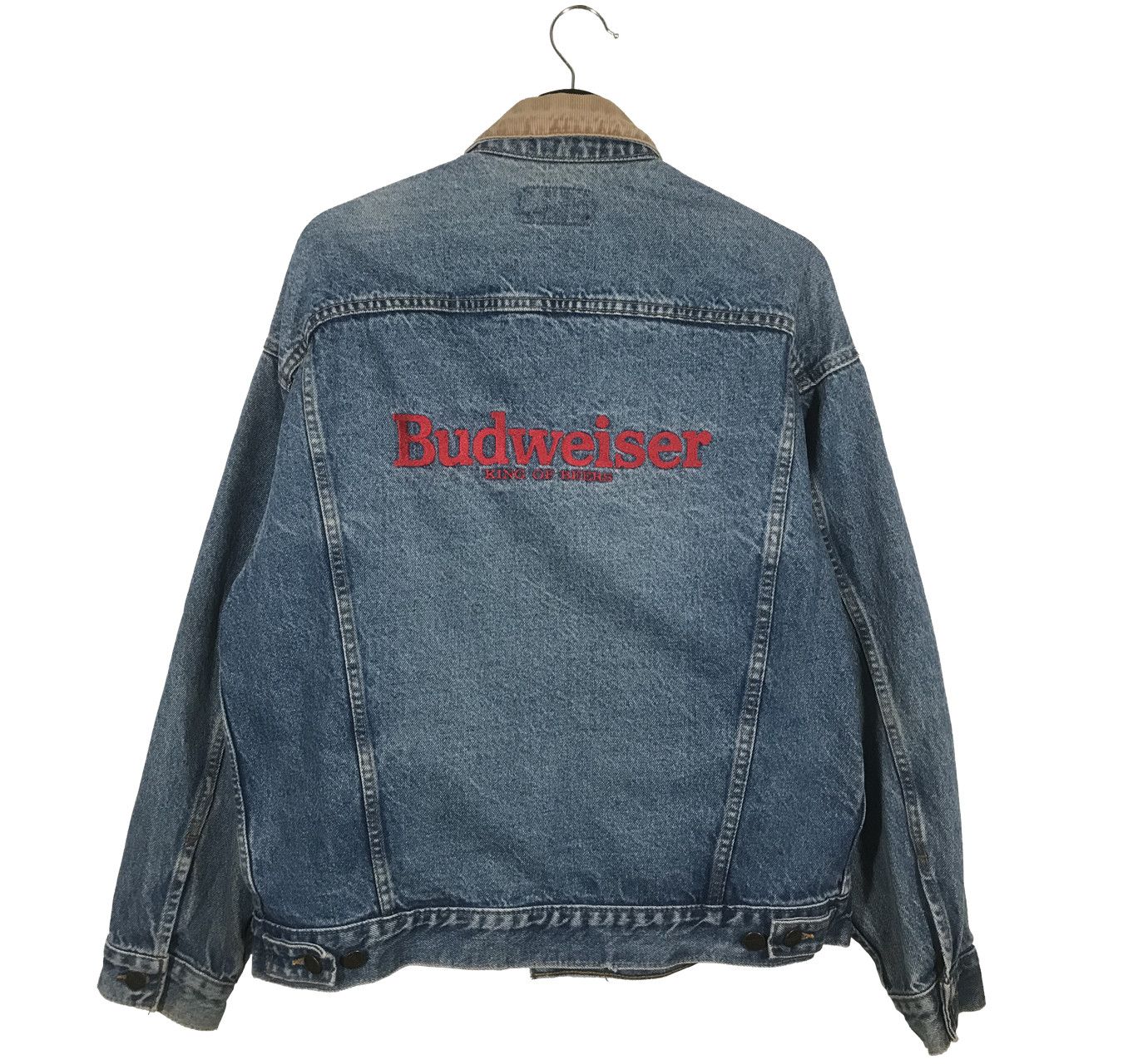 Budweiser × Denim Jacket × Vintage Vintage Budweiser King of Beers ...
