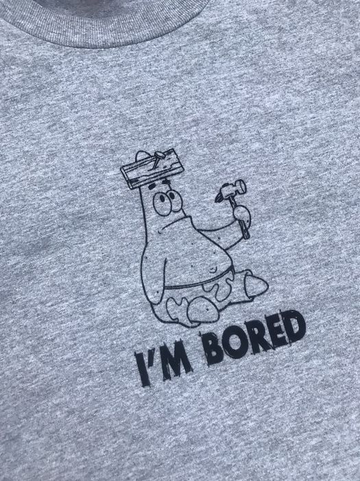 Vintage Vintage Patrick the star “I’m bored” tee | Grailed