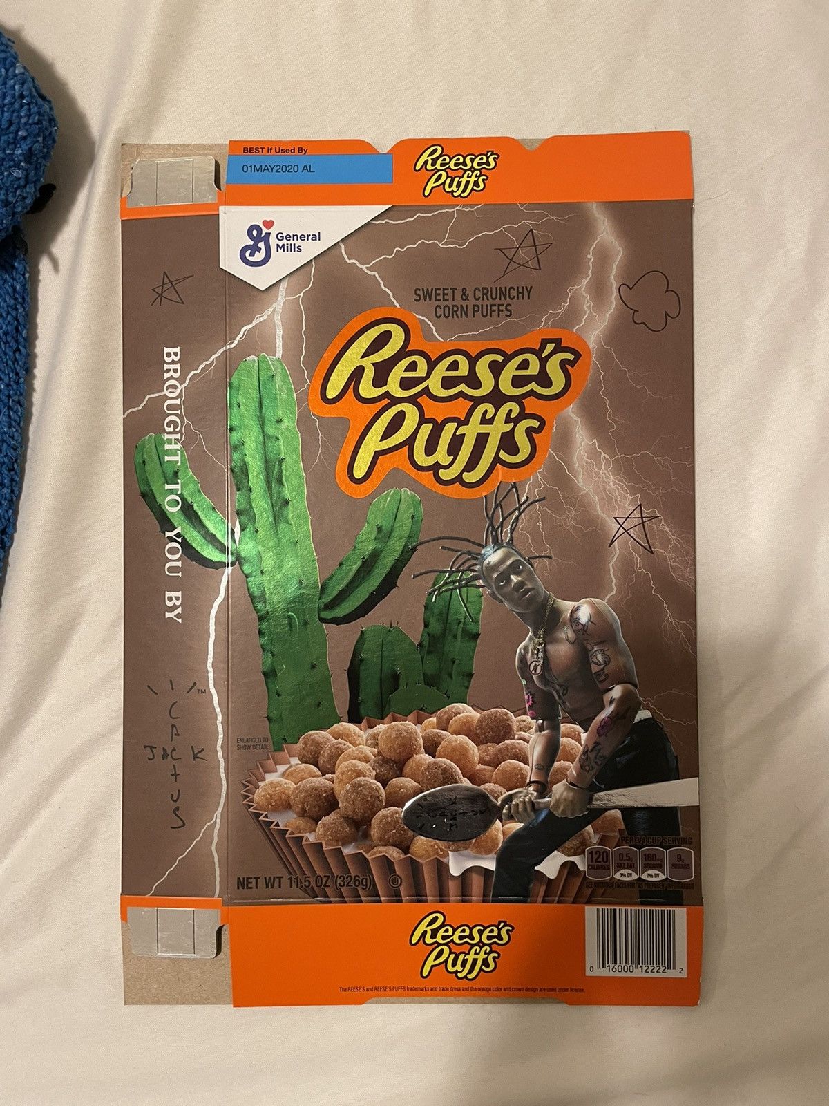 Travis Scott Travis Scott Reese's Puff Cereal Box Limited Edition | Grailed