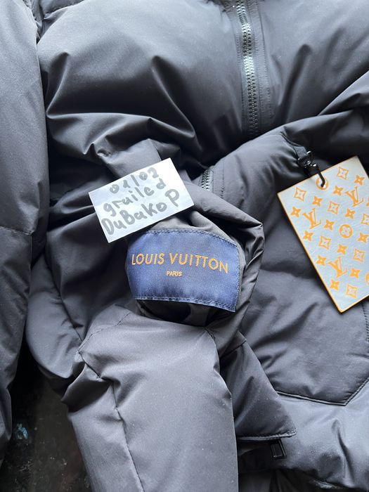 Louis Vuitton Monogram reversible puffer jacket | Grailed