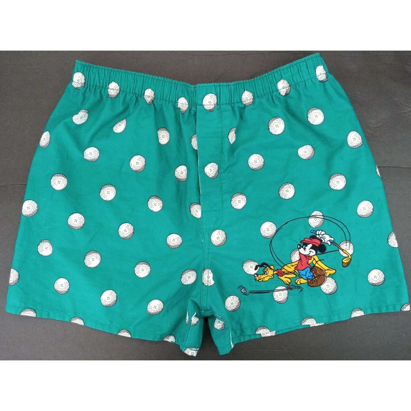 Vintage Mickey Mouse Vintage Disney Men's Boxer Shorts Golf | Grailed