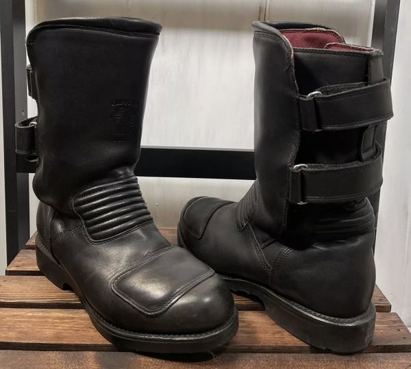 Chippewa Rally Wilcox Retro Leather Moto Boots Made in USA | Grailed
