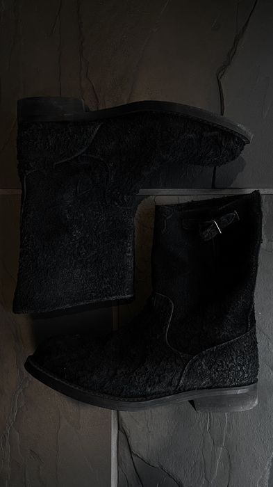 Undercover Burnt Suede Engineer Boots | Grailed