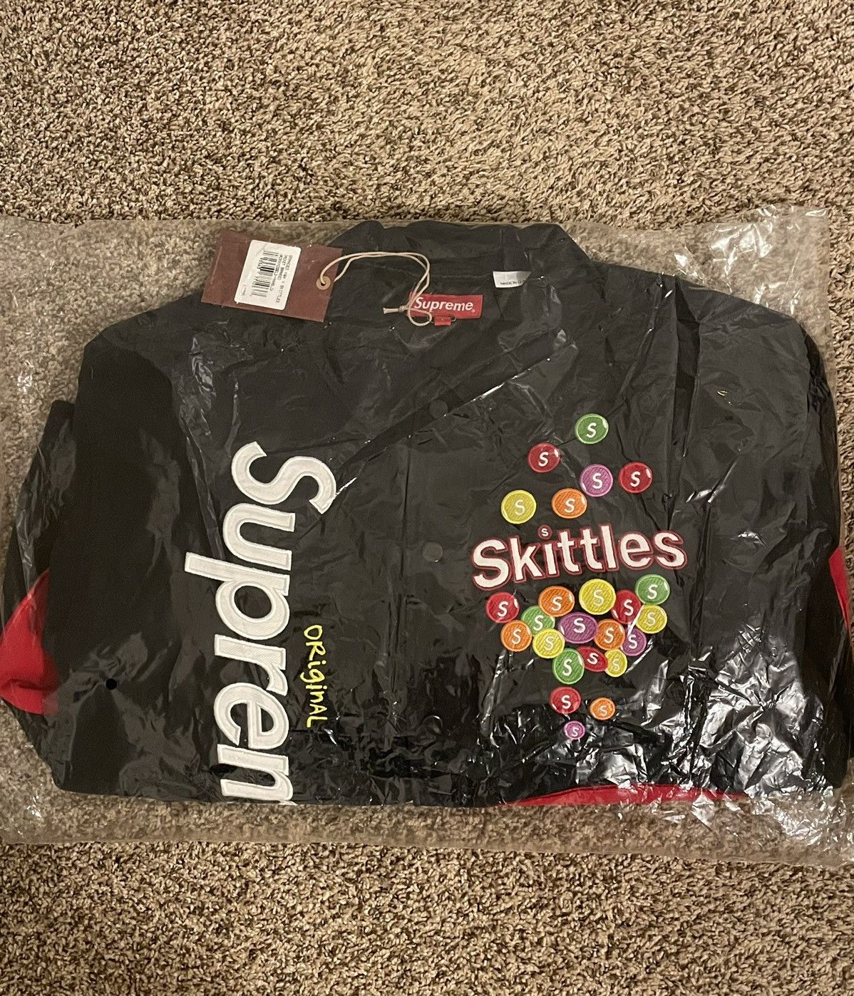 Mitchell & Ness × Supreme Supreme x Skittles x Mitchell & Ness Varsity ...