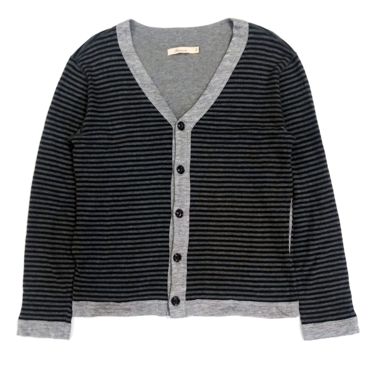 Cardigan RARE! BARACUTA GREY & BLACK STRIPED SMART DAPPER CARDIGAN ...