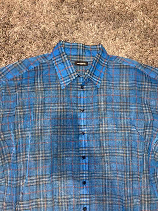 Raf Simons Raf Simons Transparent flannel | Grailed