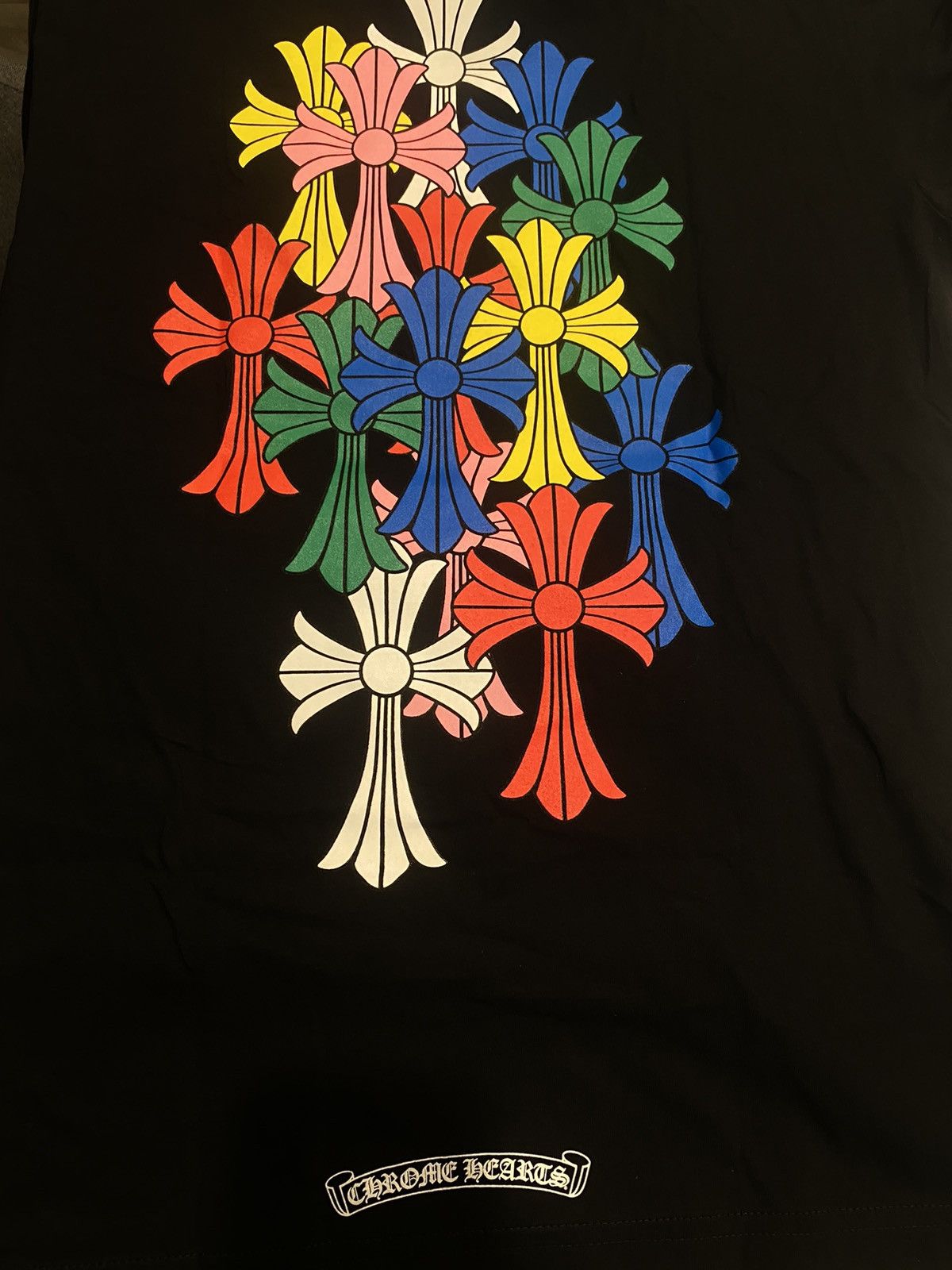 Chrome Hearts Chrome Hearts Multi Color Cross Tee | Grailed