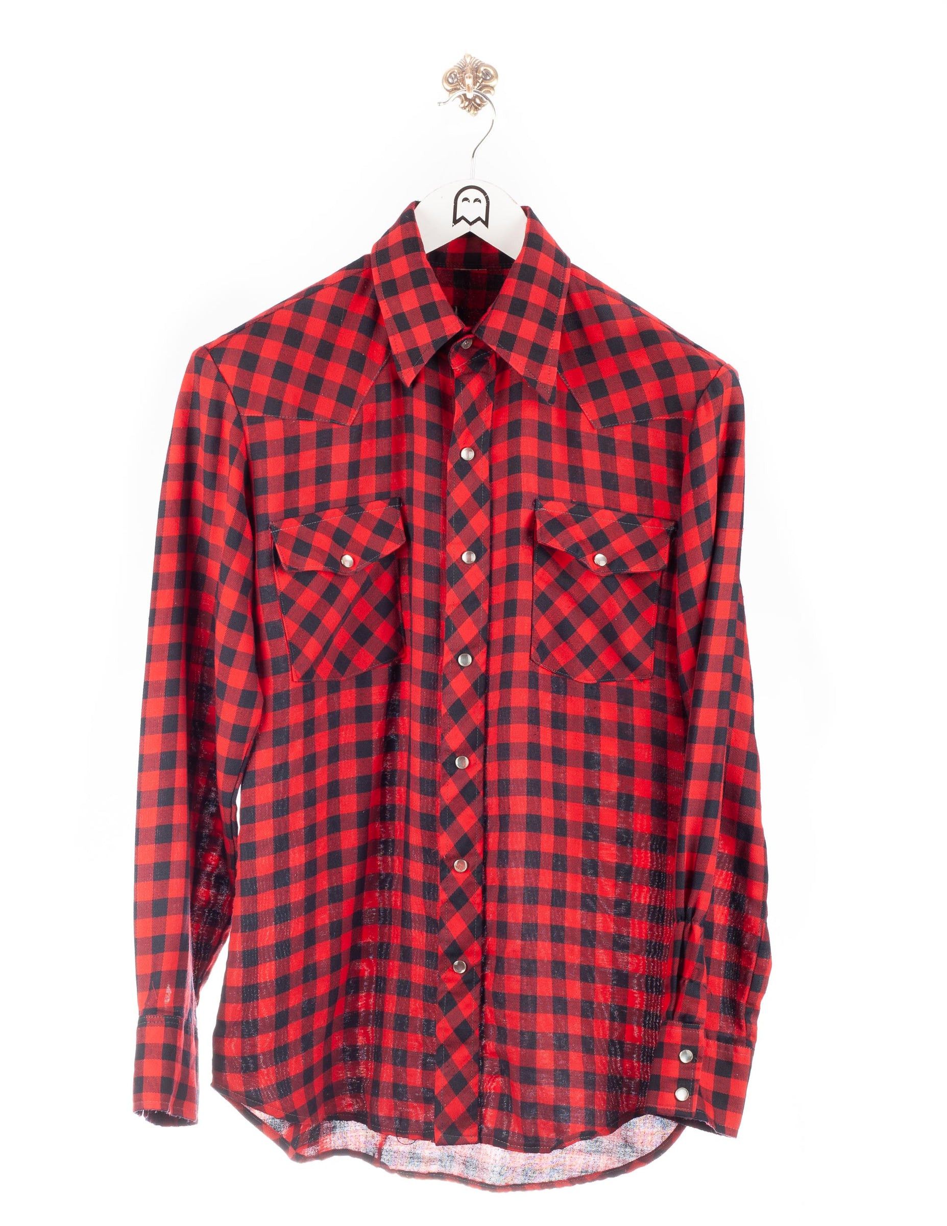 Vintage Vintage Second Hand Flannel Shirt Lumberjack Red/Checkered ...