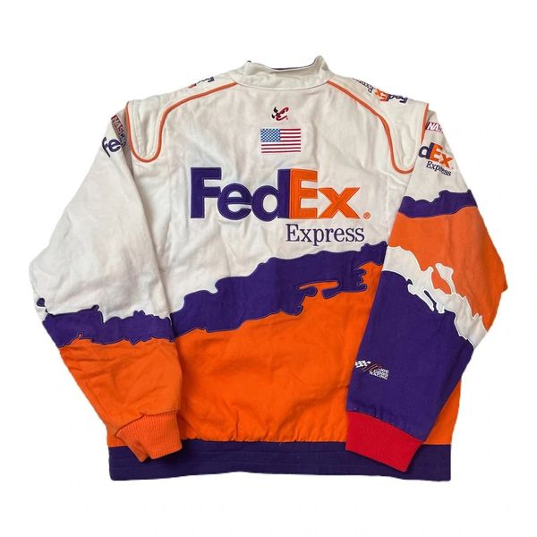 Vintage Vintage FEDEX NASCAR Racing Jacket | Grailed
