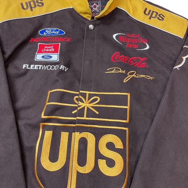 Vintage Vintage Dale Jarrett UPS Racing Jacket | Grailed