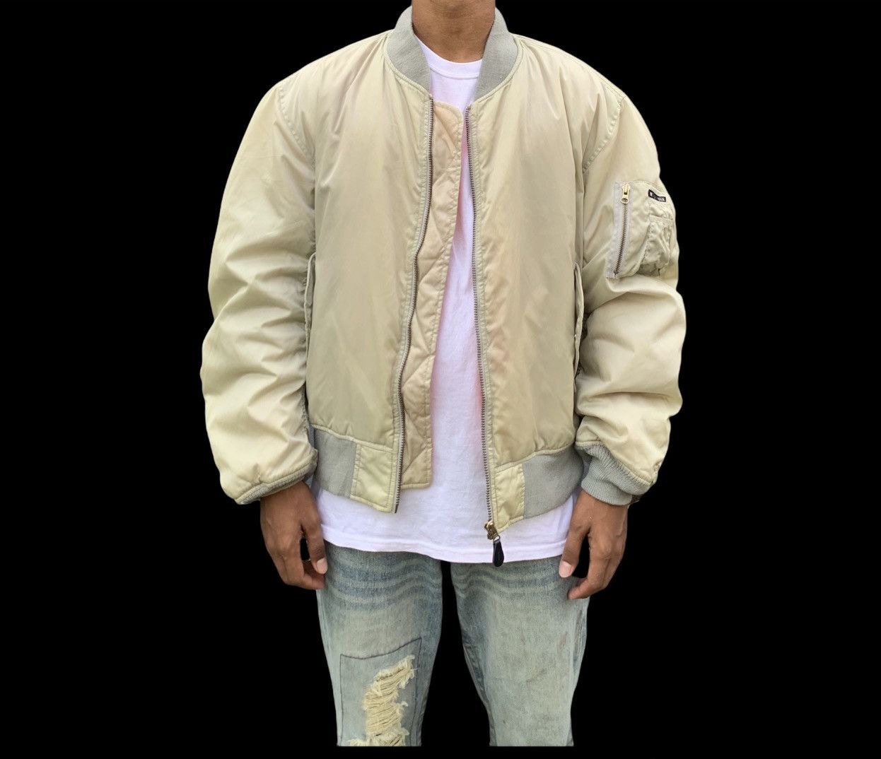 Military Flyer’s Man Intermediate Bomber Jacket | Grailed