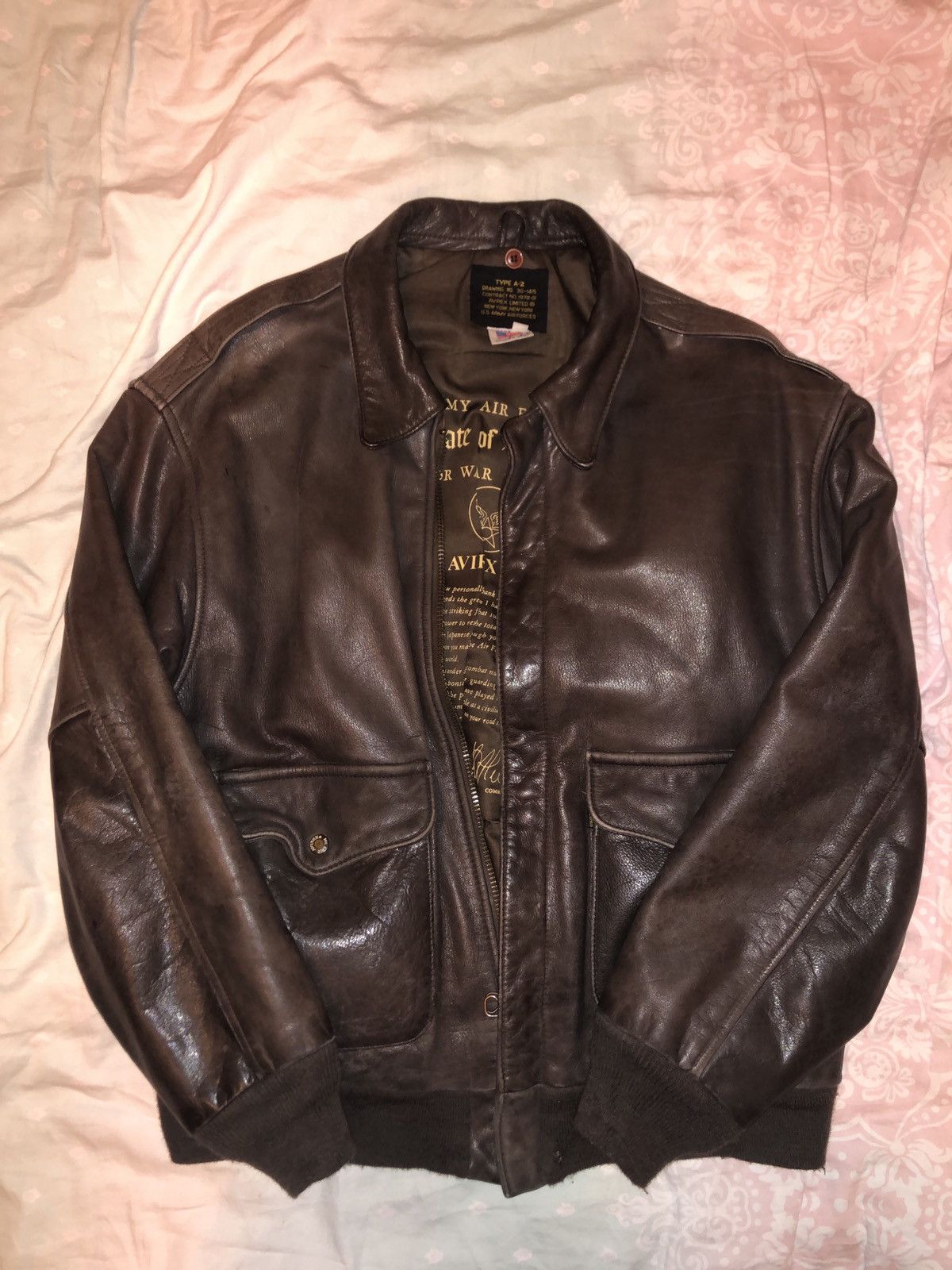 Vintage Vintage Avirex B2 Cowhide jacket made in USA | Grailed