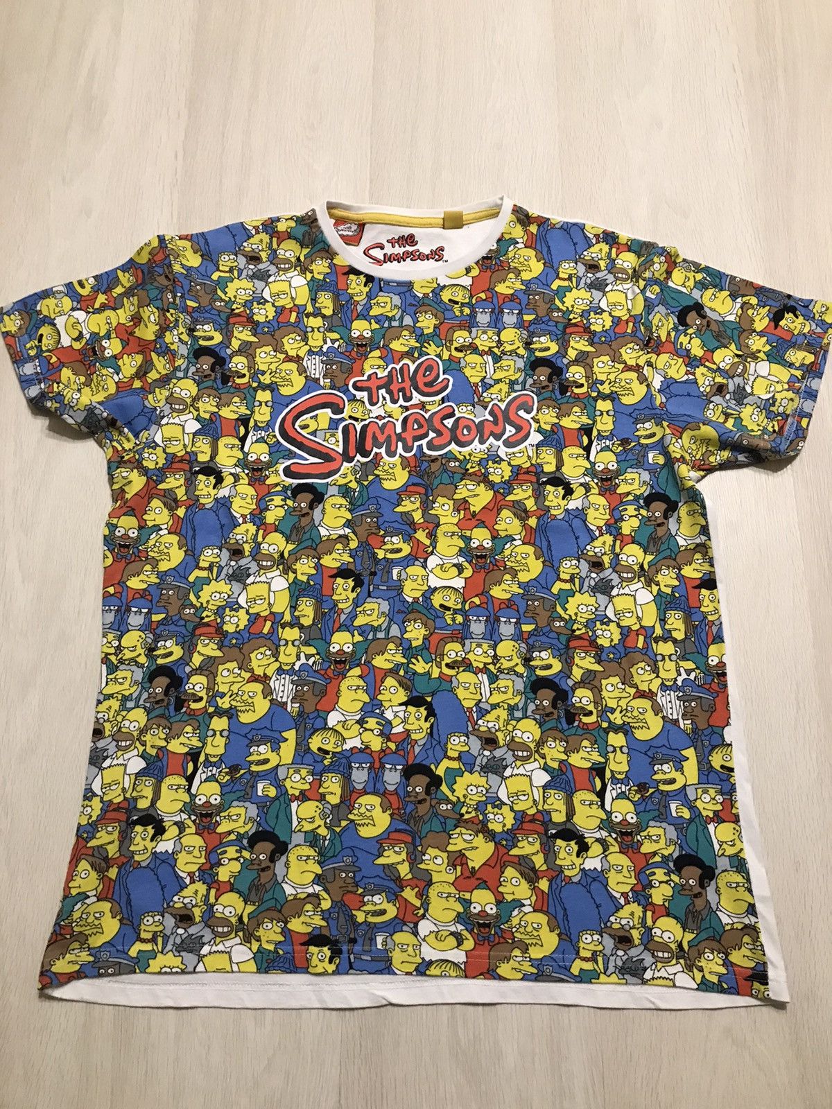 Art × Movie × The Simpsons The Simpsons Monogram movie tee size M L ...