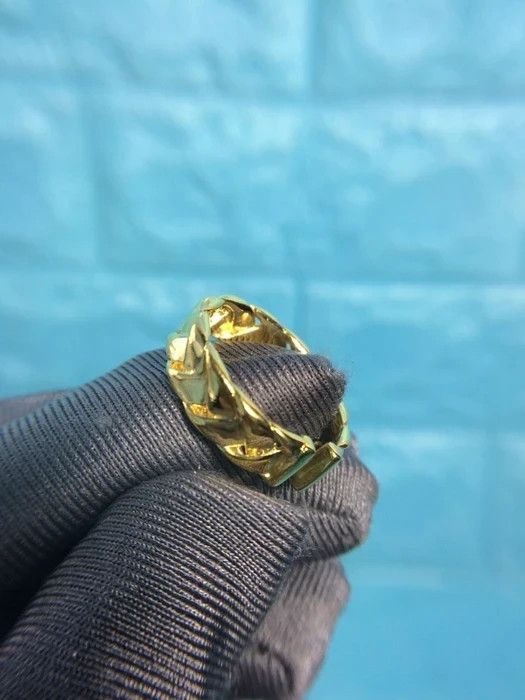 Streetwear Adjustable size ring rope gold rings | Grailed