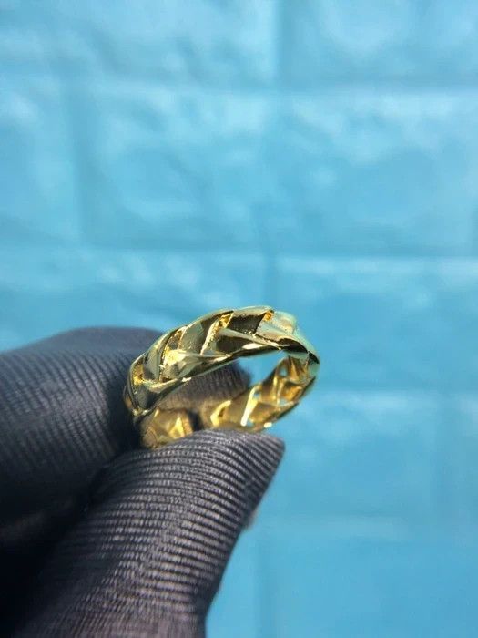 Streetwear Adjustable size ring rope gold rings | Grailed