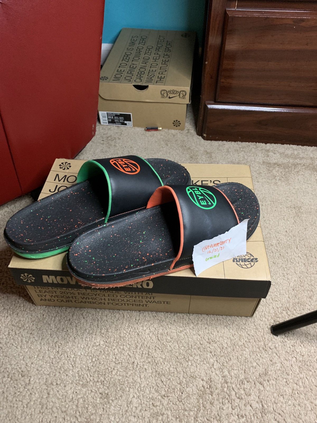 Nike EYBL Slides | Grailed