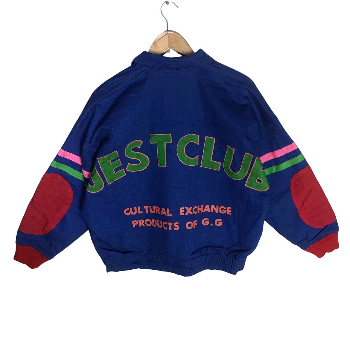Japanese Brand × Vintage Jes club by happen club big spell bomber ...
