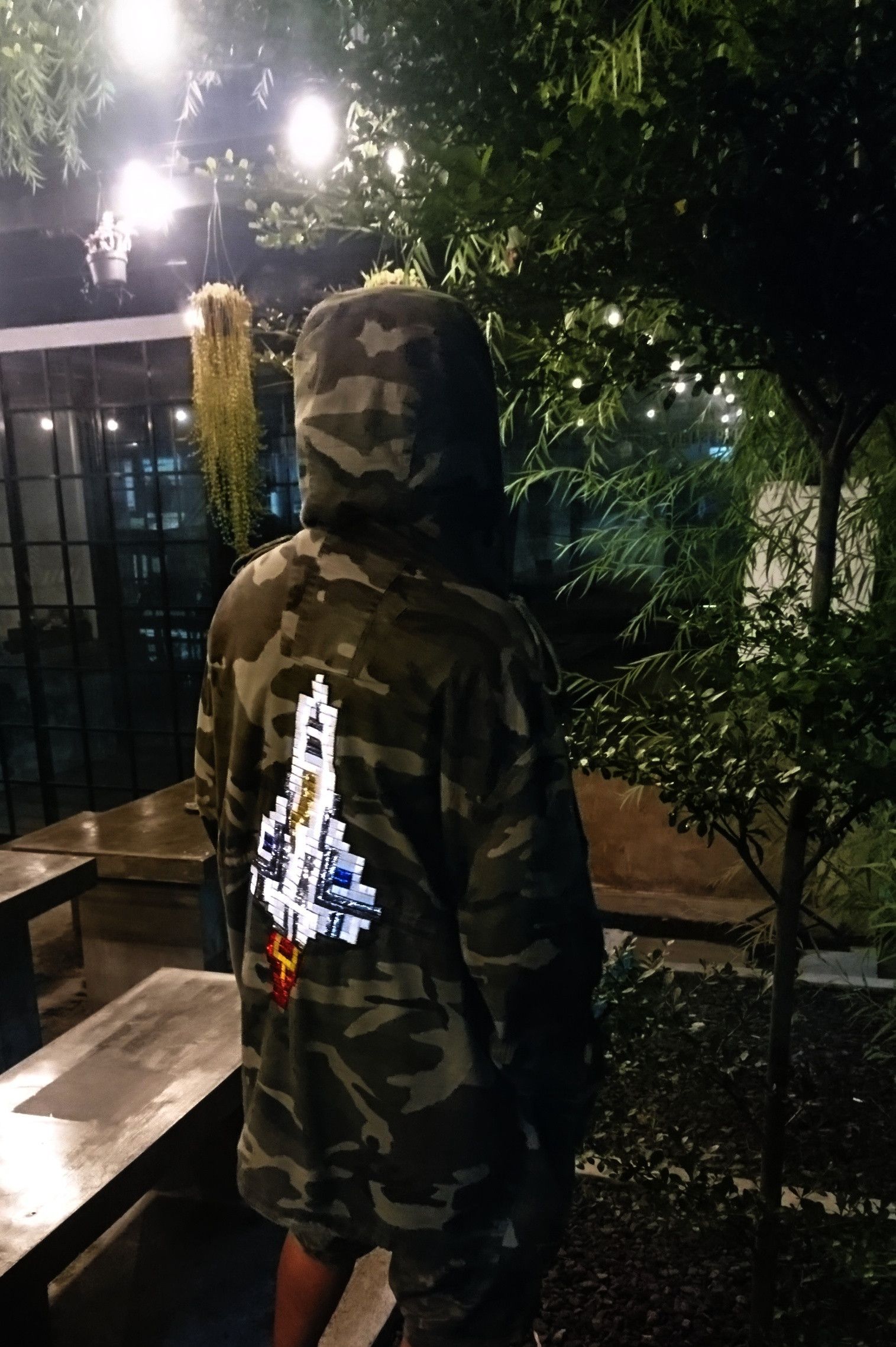 Yves Saint Laurent Rock Saint Laurent Oversize Rocket Camo Parka jacket ...