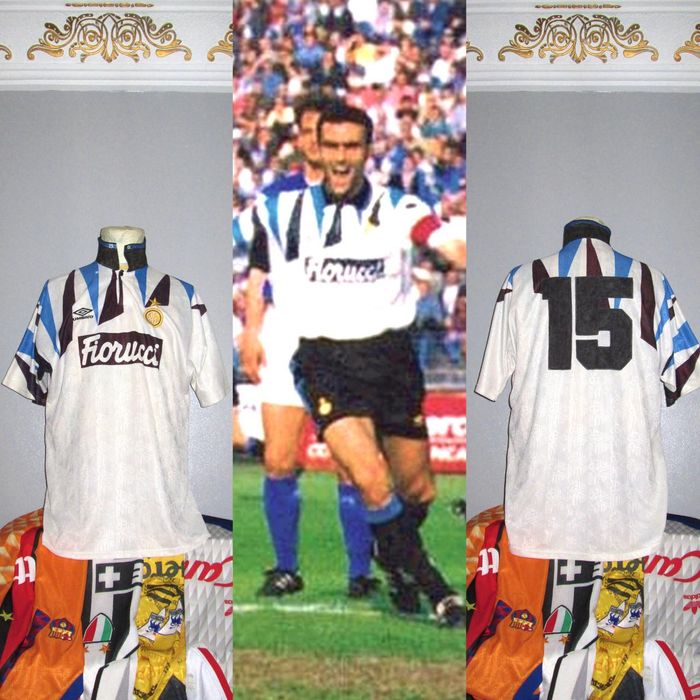 Umbro MATCH WORN INTER MILAN 1992 93 AWAY SHIRT ITALY | Grailed