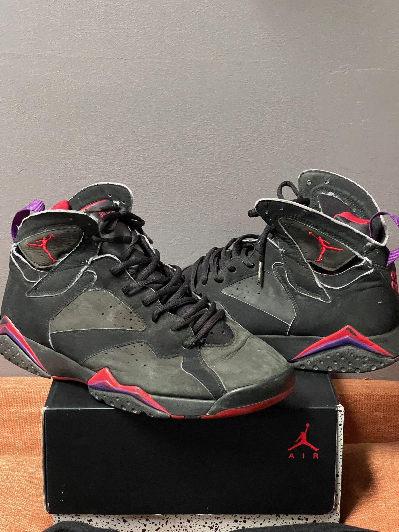 Nike Vintage 2002 Nike Air Jordan Raptor 7s Retro Shoes Size 13 | Grailed