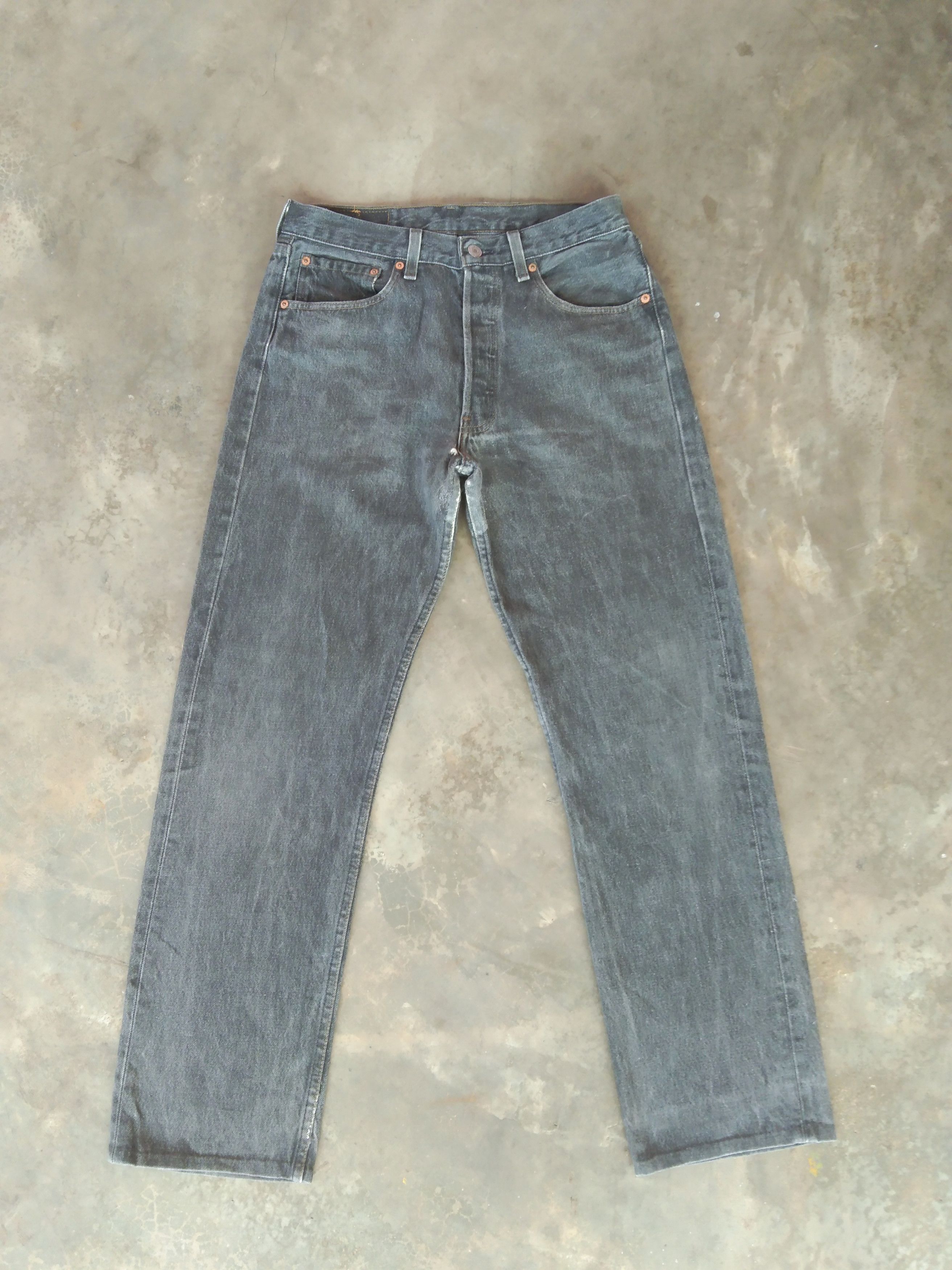 Levi's × Streetwear × Vintage 90s Vintage Levis 501 Made In USA Distressed Jeans 30x30 | Grailed