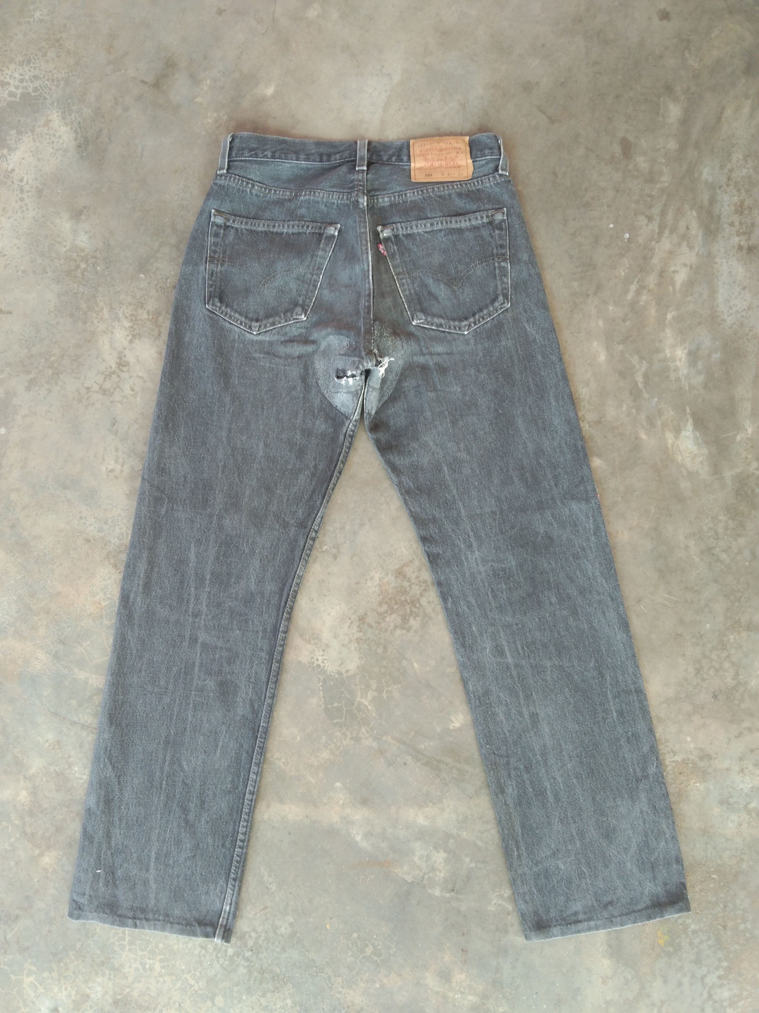 Levi's × Streetwear × Vintage 90s Vintage Levis 501 Made In USA Distressed Jeans 30x30 | Grailed