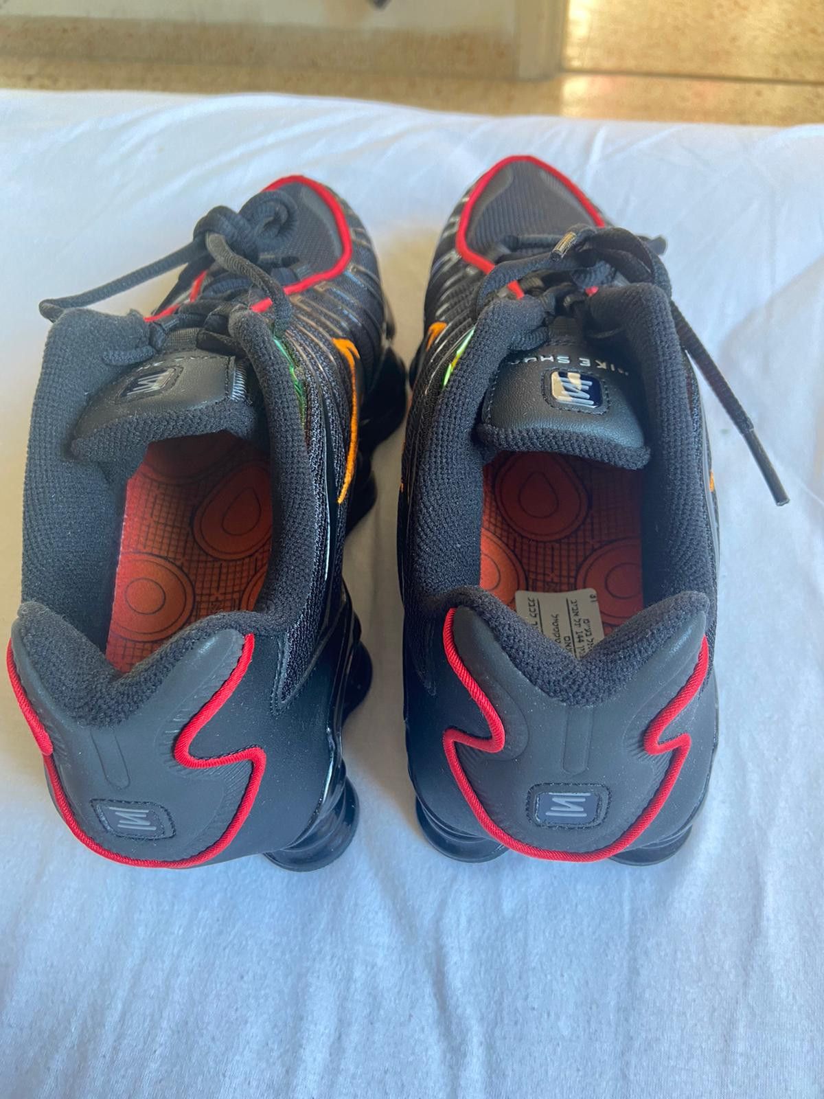 Nike Nike Shox TL Black Magma Orange CV1644-001 | Grailed