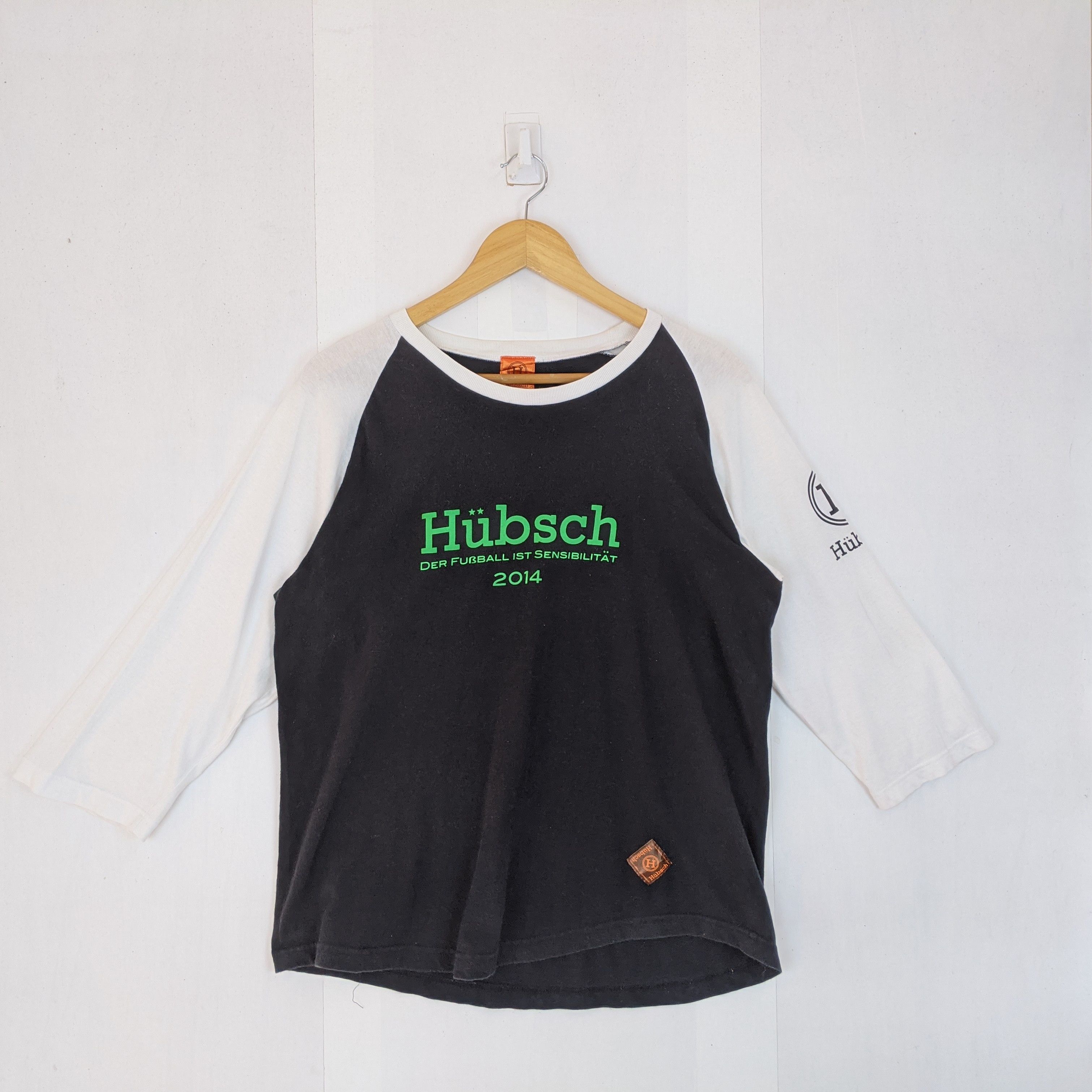 Japanese Brand HUBSCH 2014 Football Soccer 3 Quarter T-Shirt | Grailed