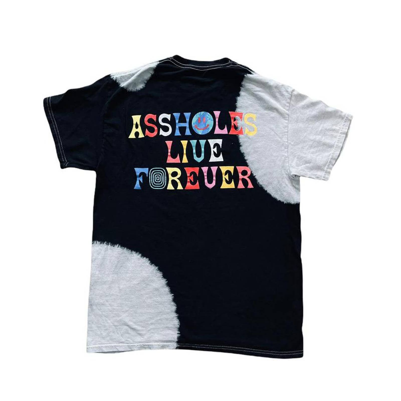 Vintage Assholes Live Forever Linda Linda Fine Gold Tie Dye Shirt Grailed