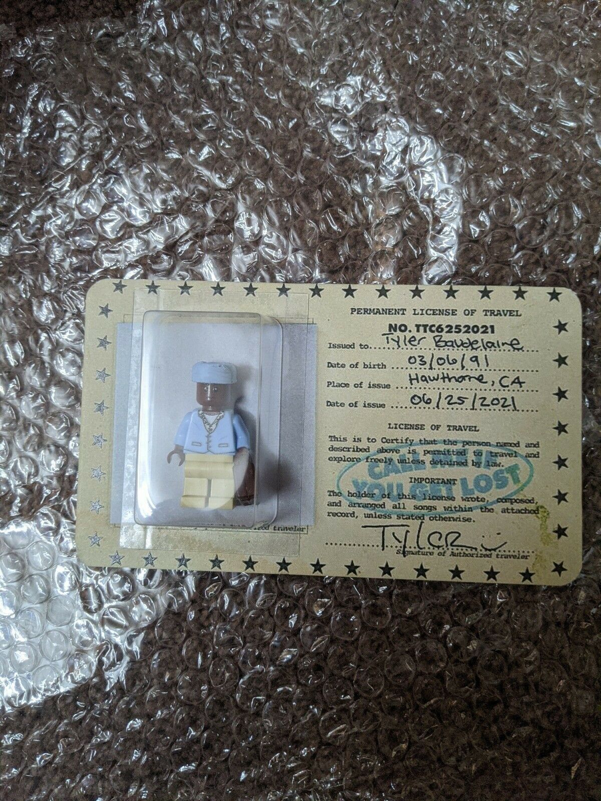 Lego CALL ME IF YOU GET LOST FIGURE TYLER THE CREATOR LEGO | Grailed