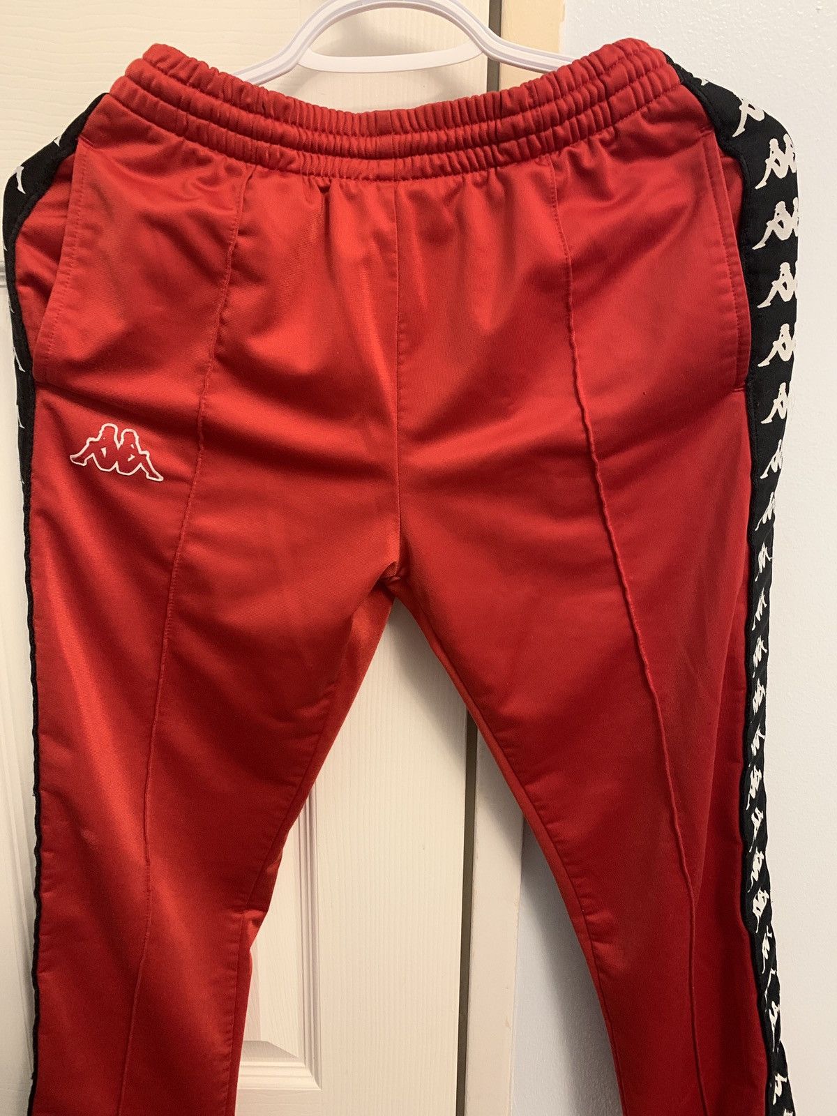 Kappa Kappa Red Tracksuit Bottoms | Grailed