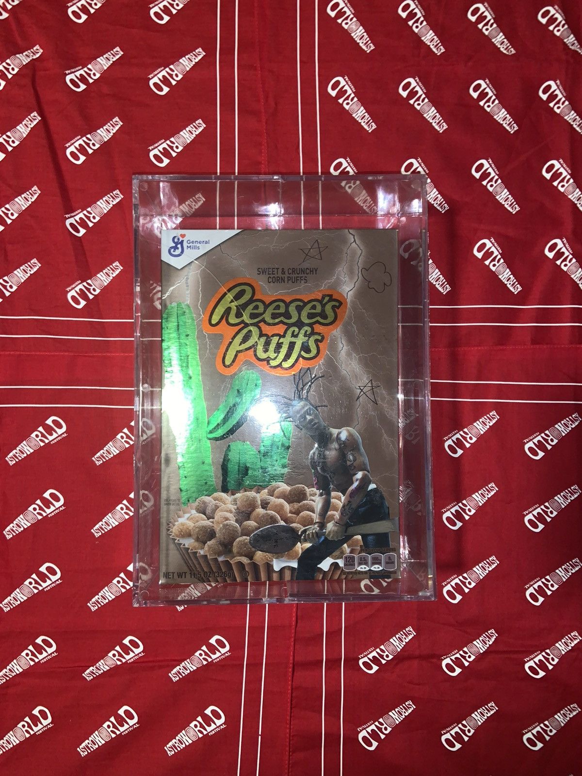 Travis Scott Travis Scott Reese's Puff Cereal Box Limited Edition | Grailed