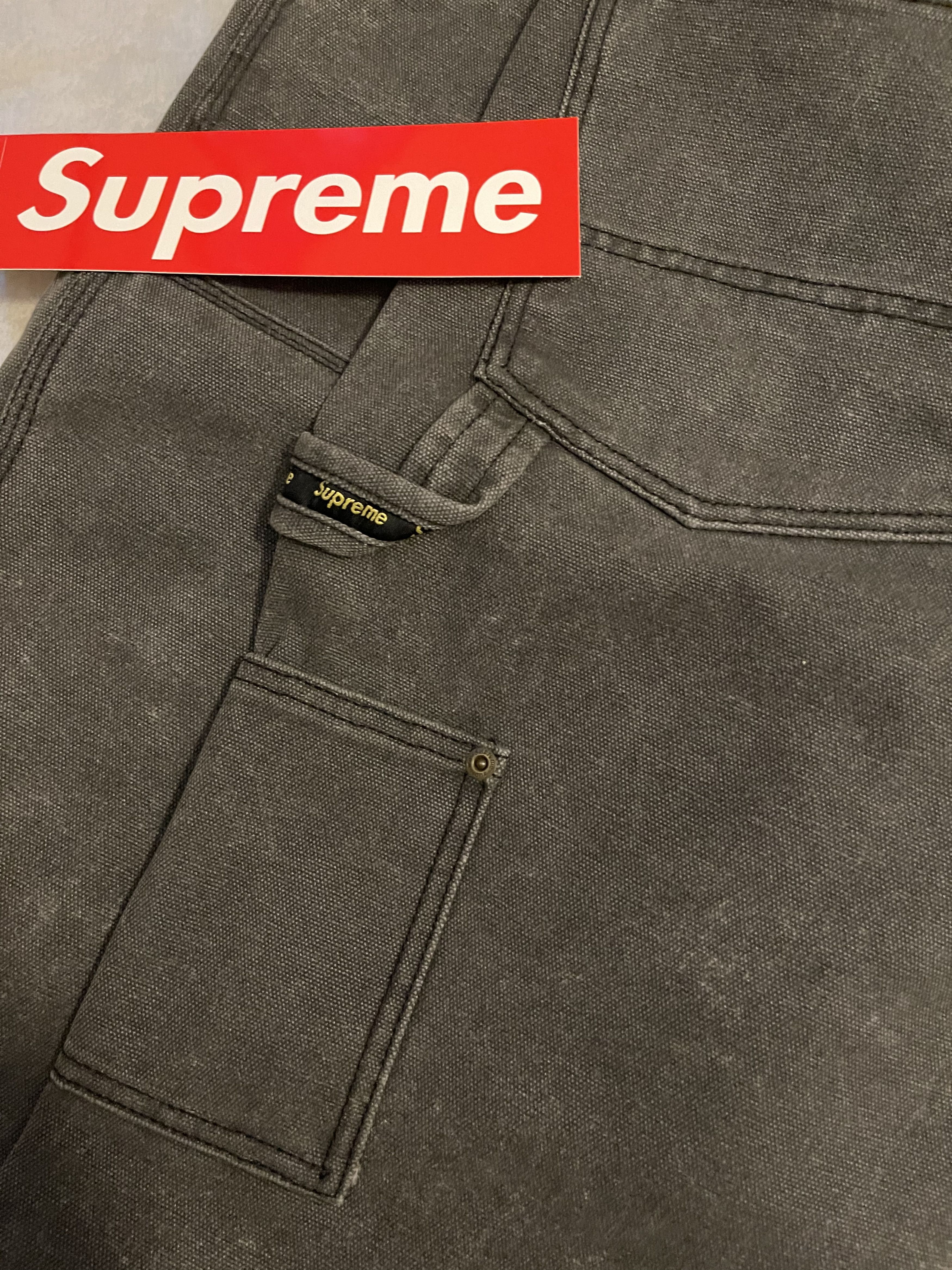 Supreme Canvas Double Knee Painter Pant | Grailed