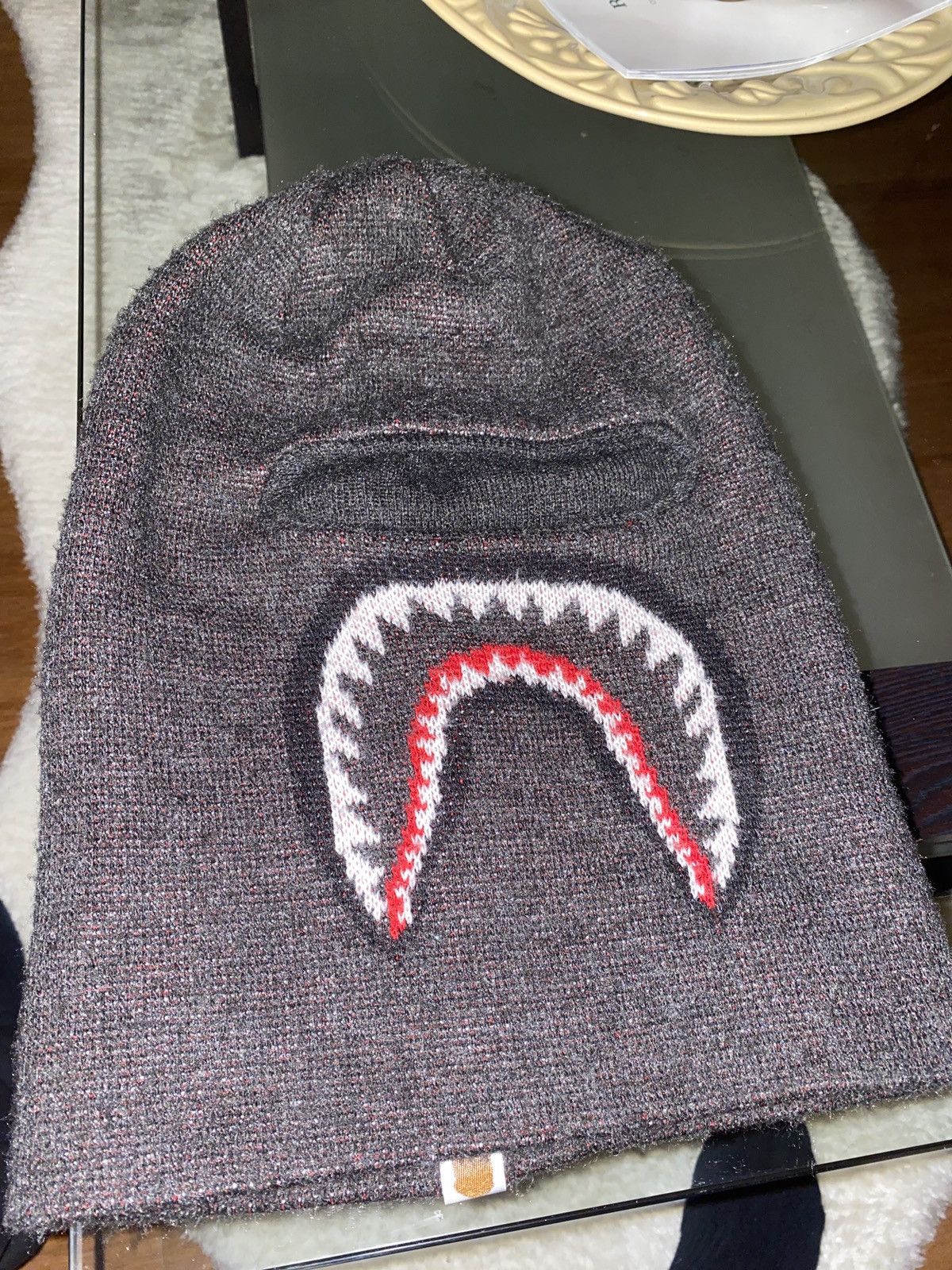 Bape BAPE ski mask shark | Grailed